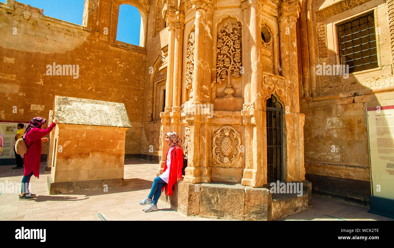 Ishak Pasha Palace, interiors, decorations and bas-reliefs, carved ...