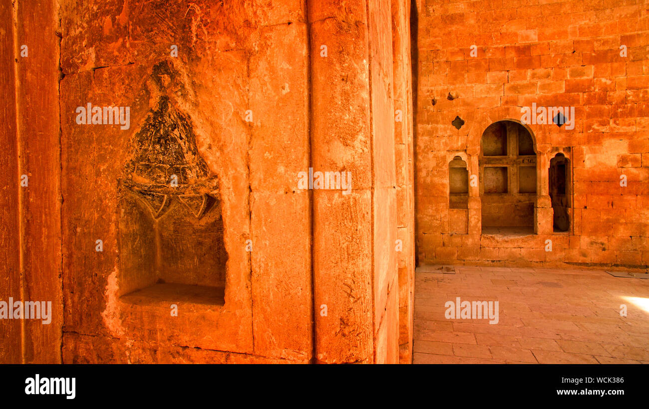 Ishak Pasha Palace, interiors, decorations and bas-reliefs, carved ...