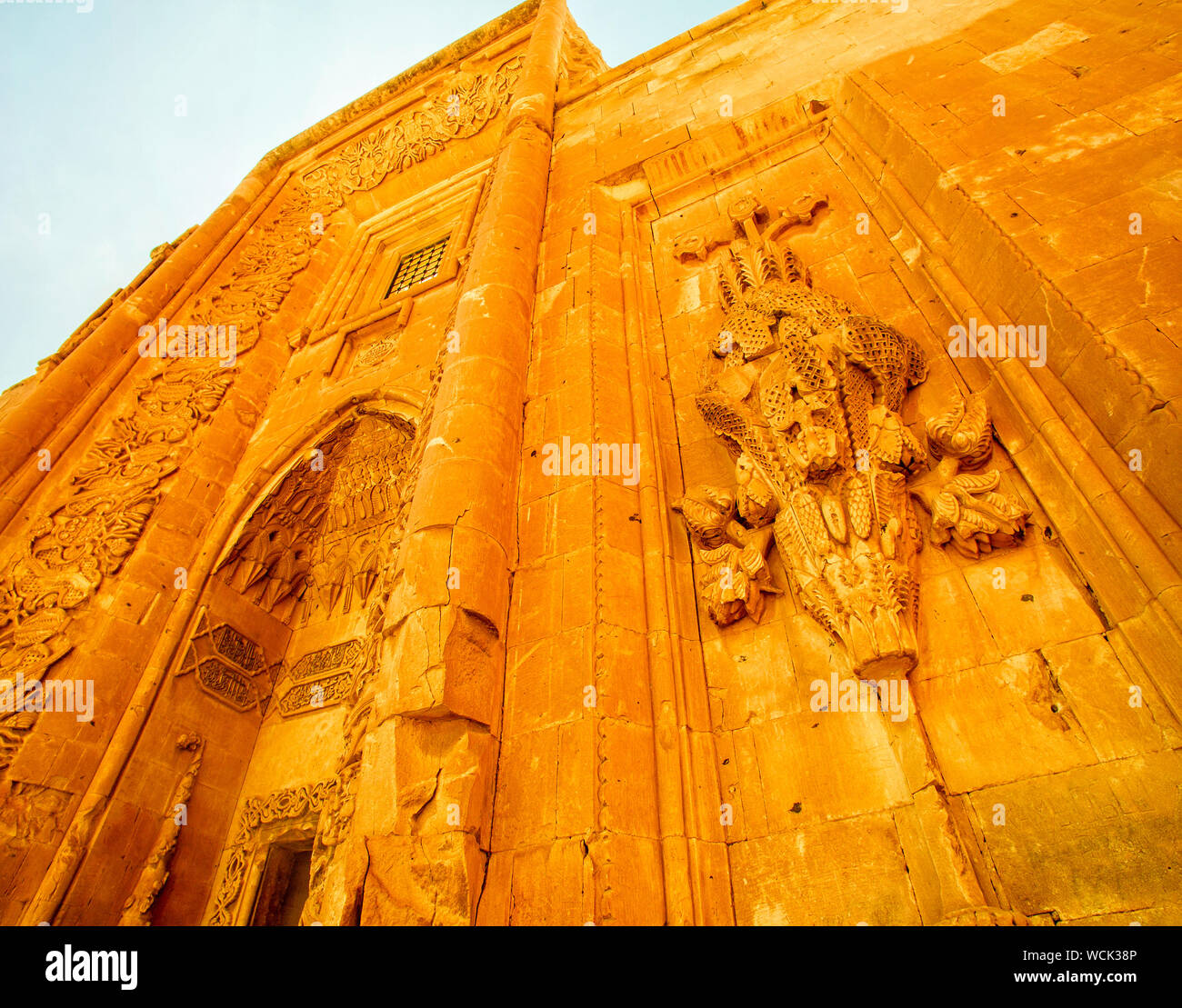 Ishak Pasha Palace, interiors, decorations and bas-reliefs, carved ...