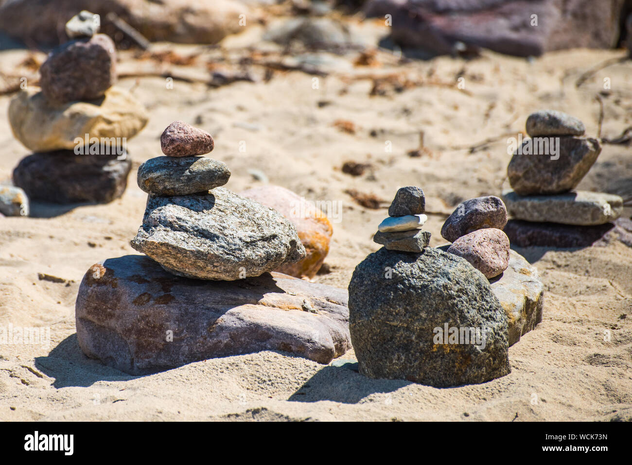 Sand and pebbles on beach hi-res stock photography and images - Alamy