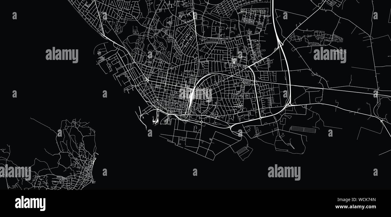 Esbjerg map hi-res stock photography and images - Alamy