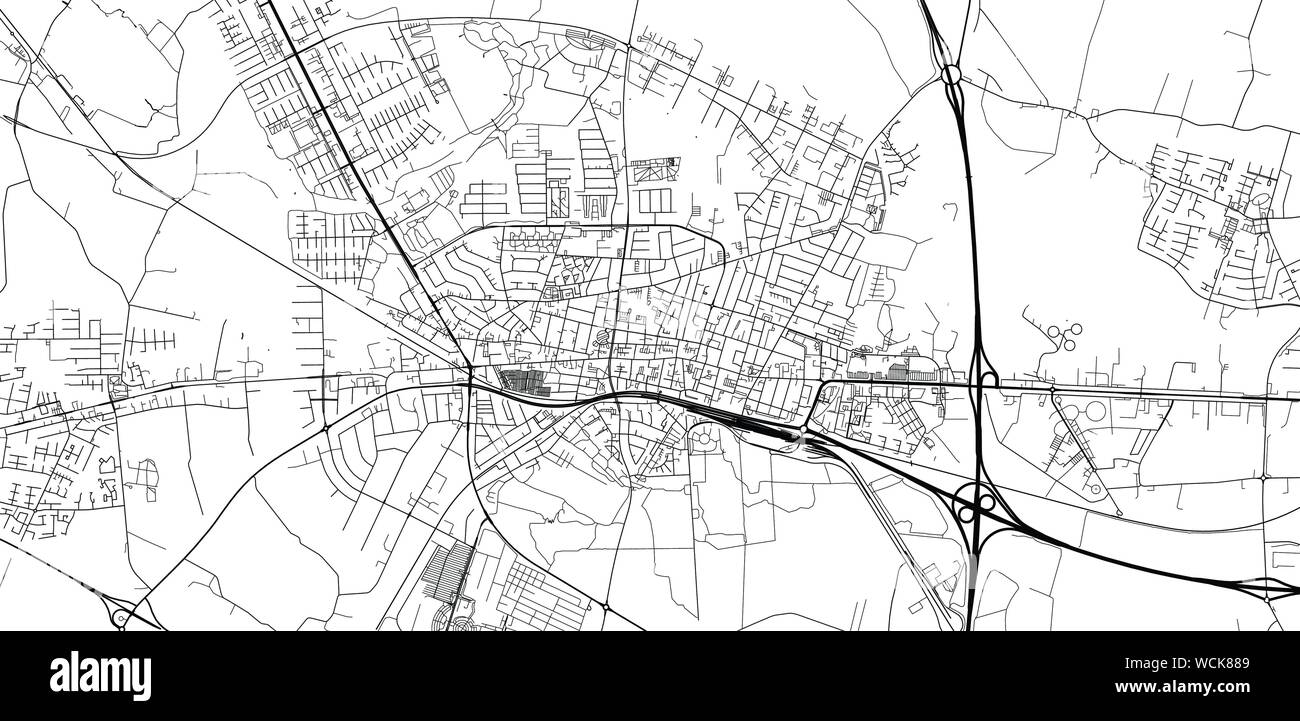 Map of herning hi-res stock photography and images - Alamy