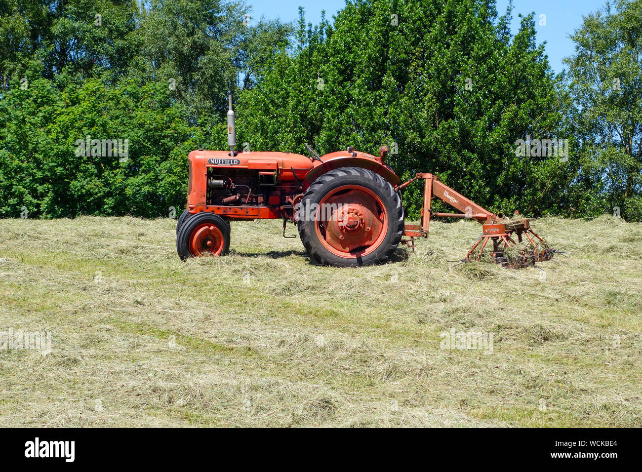 Nuffield universal dm4 farm tractor, Staffordshire, England, UK Stock ...