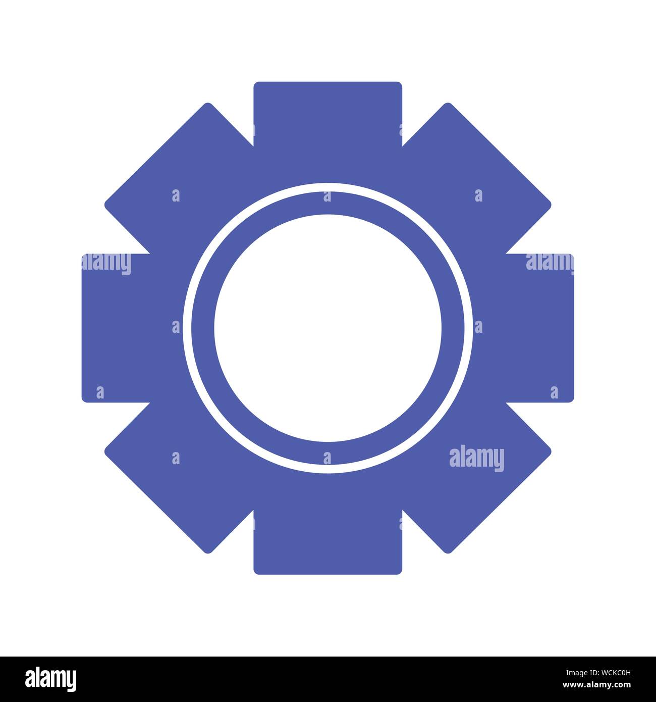 Isolated gear part design Stock Vector Image & Art - Alamy