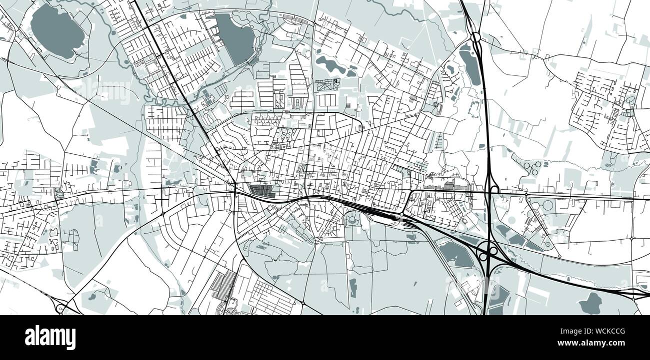 Map of herning hi-res stock photography and images - Alamy