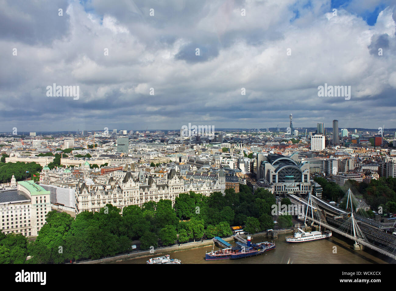 The view on London city, England Stock Photo - Alamy