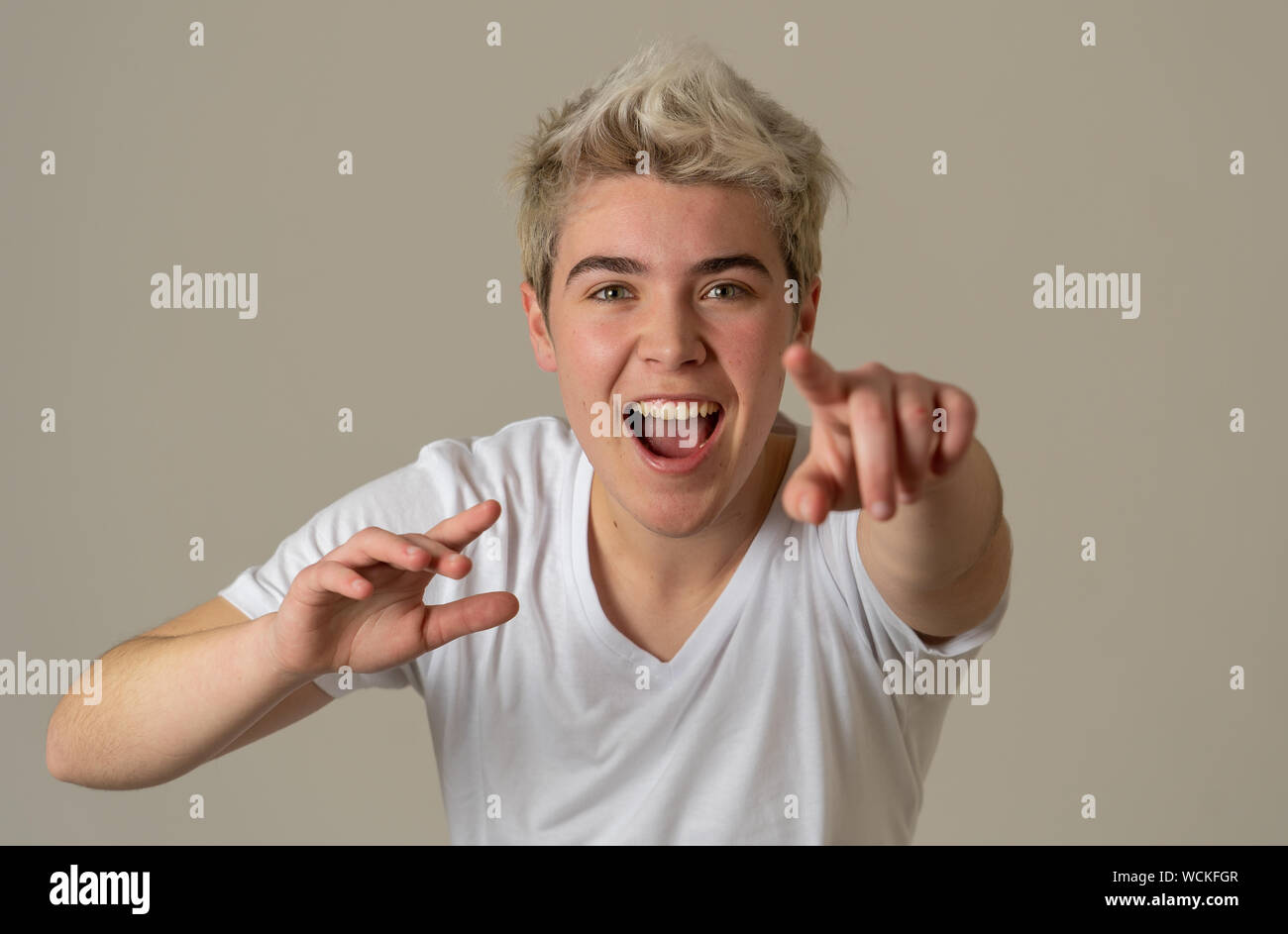 Funny Happy Face Person