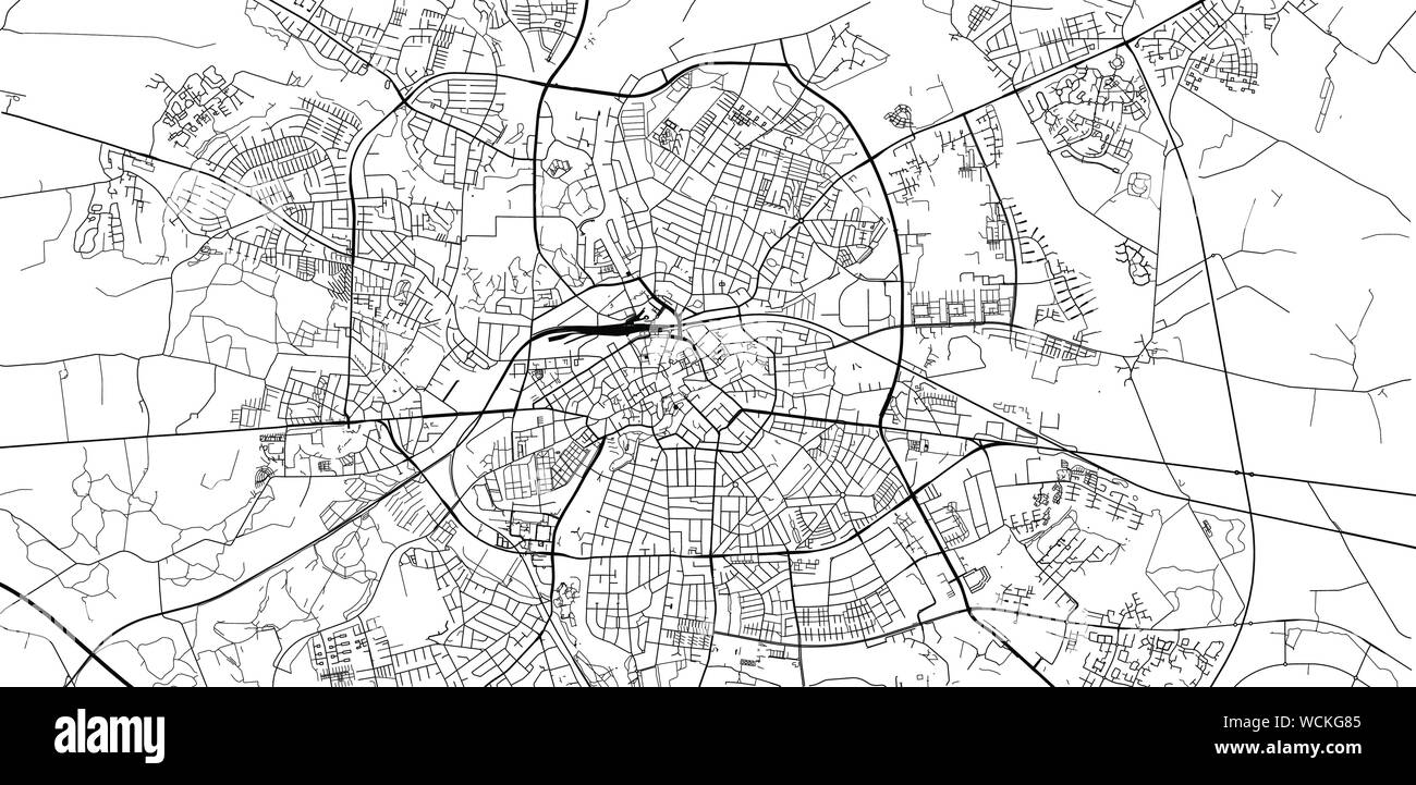 Odense area map hi-res stock photography and images - Alamy