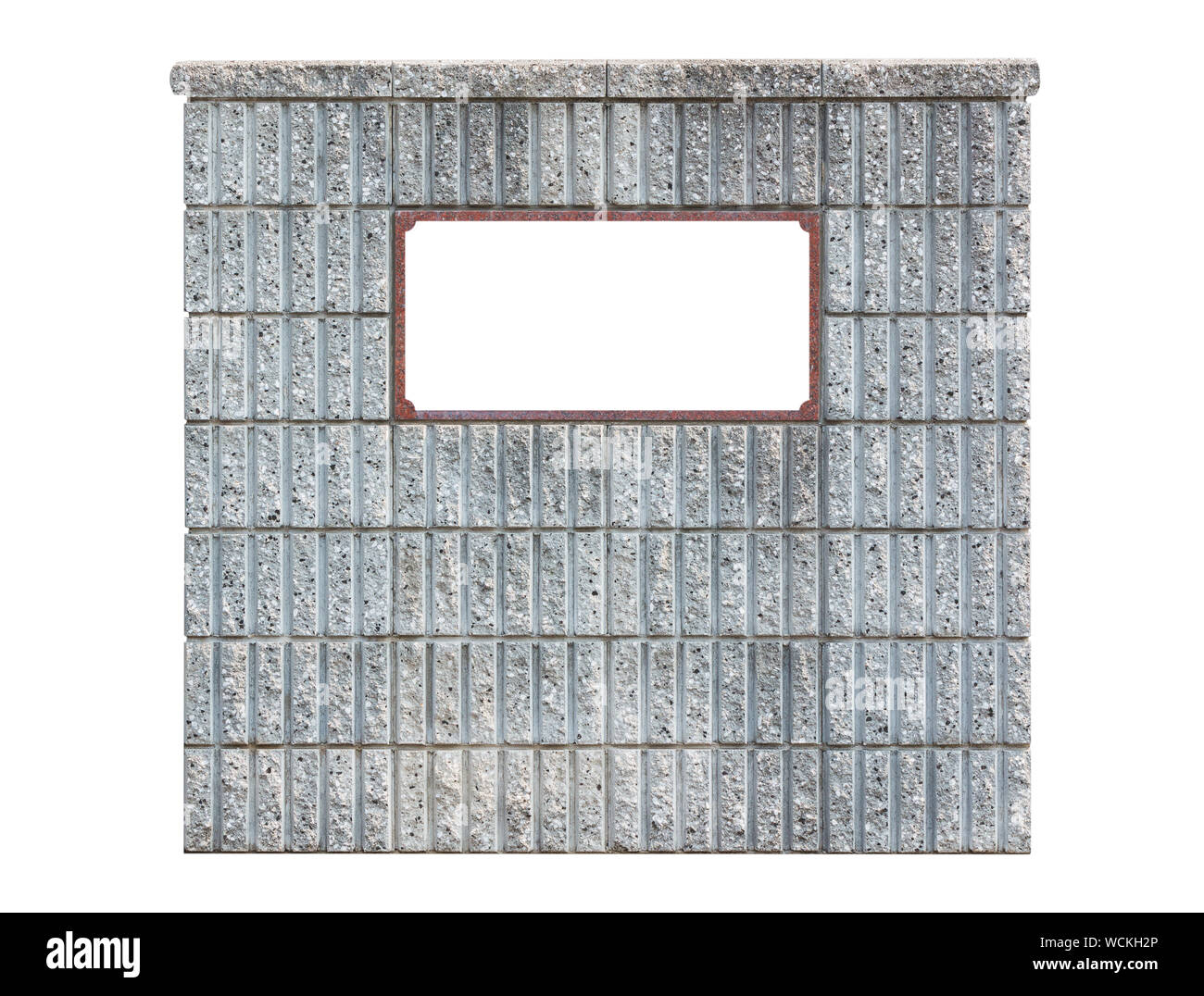 Empty concrete brick house Cut Out Stock Images & Pictures - Alamy