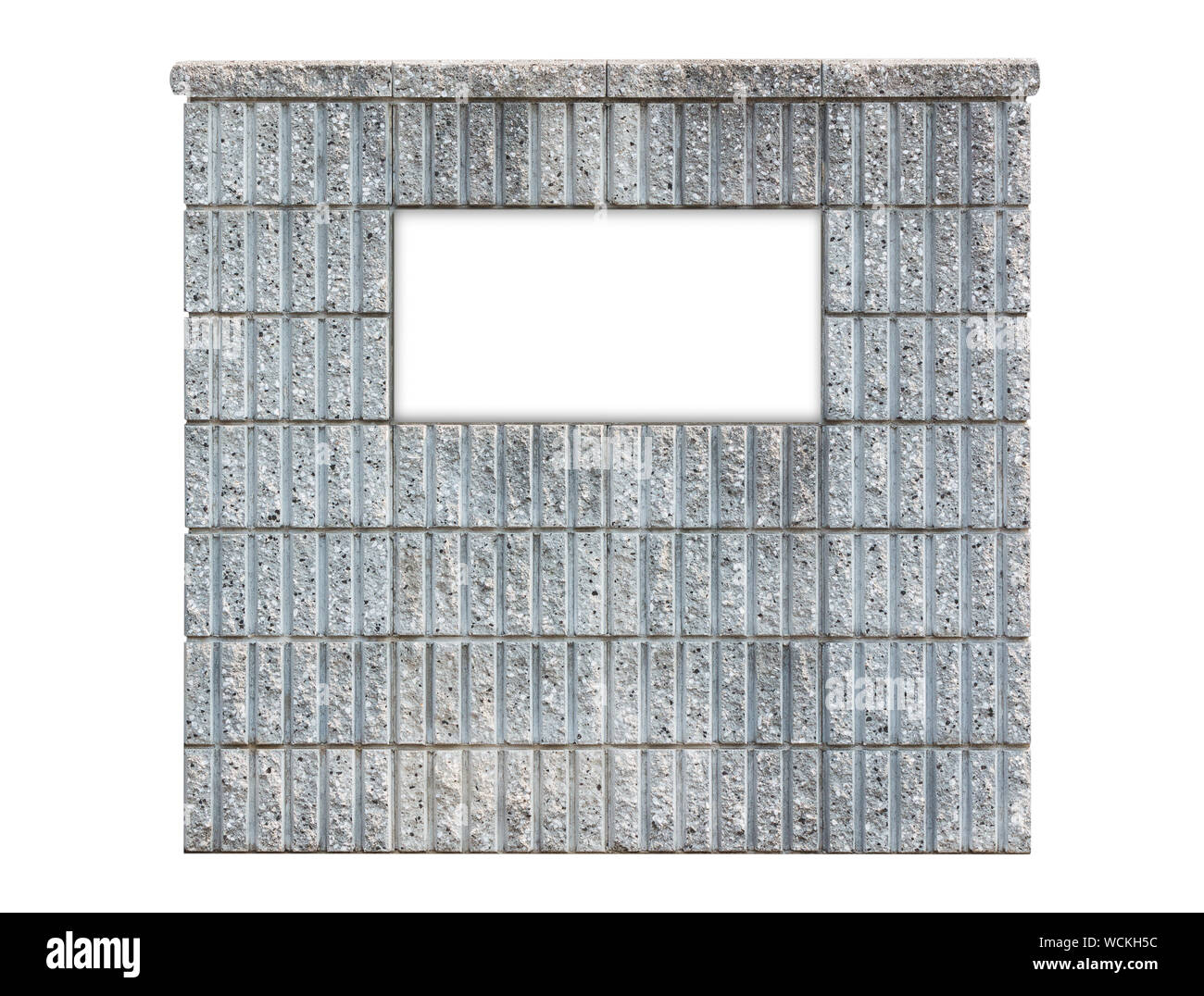 Empty concrete brick house Cut Out Stock Images & Pictures - Alamy