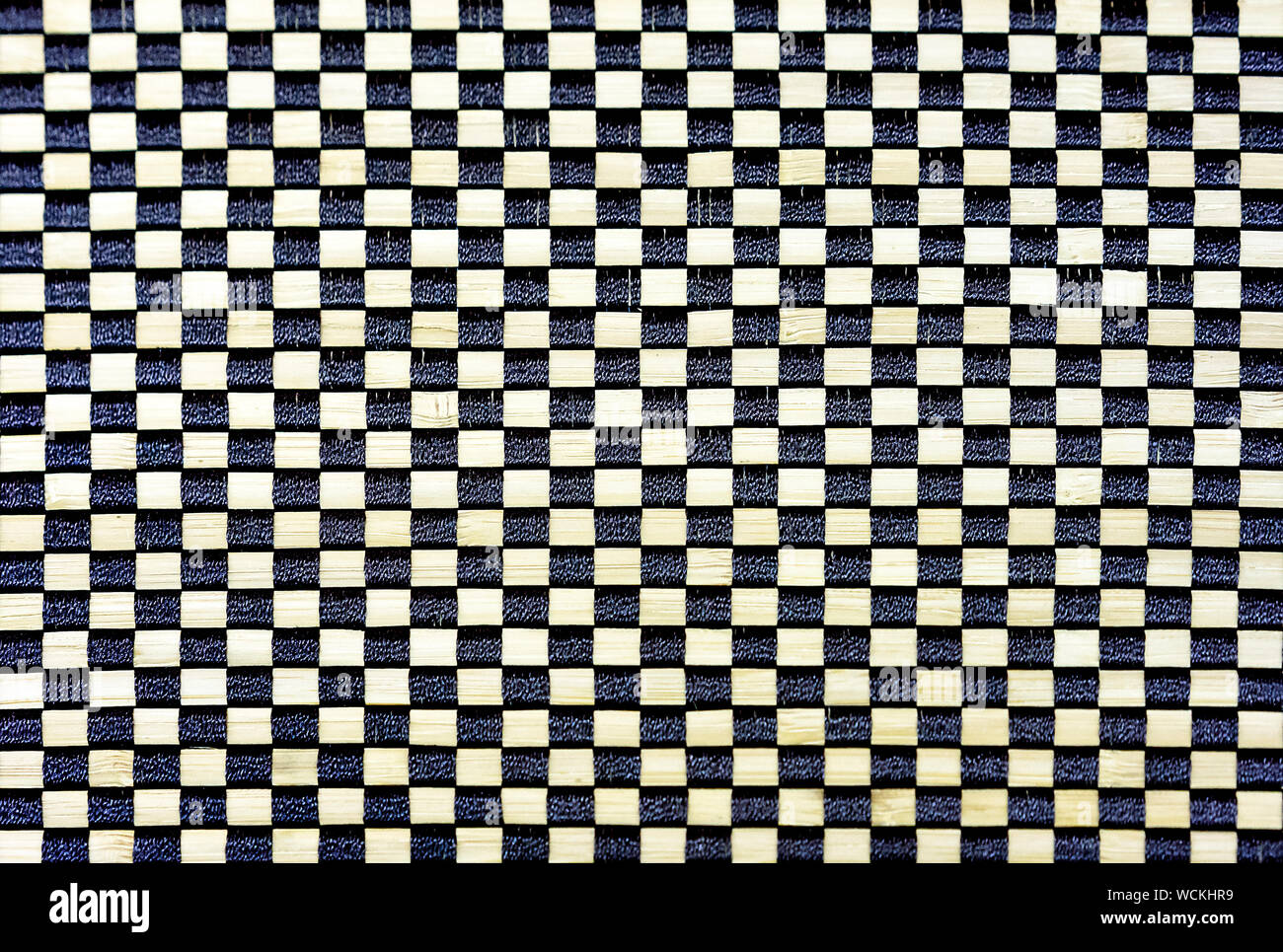 Rug with checkered pattern of fabric. Background for design and ...