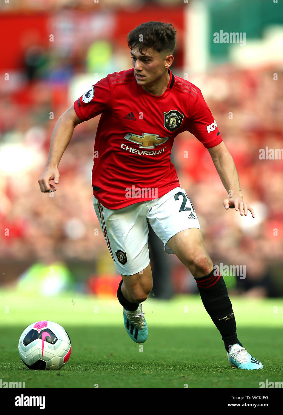 Manchester United's Daniel James during the Premier League match at Old ...
