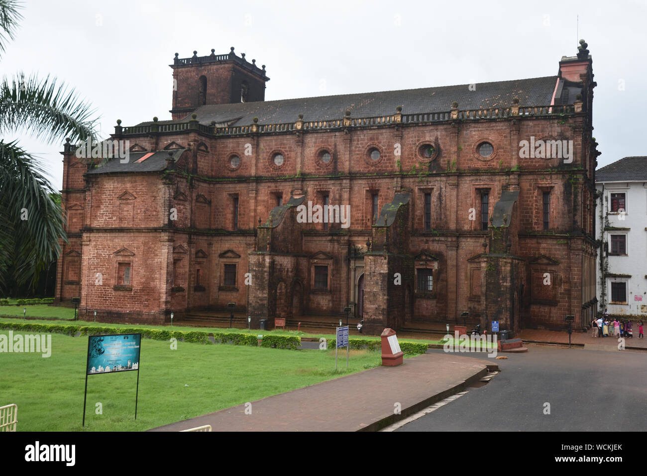 The Basilica of Bom Jesus. ASI complex, Old Goa, India Stock Photo - Alamy