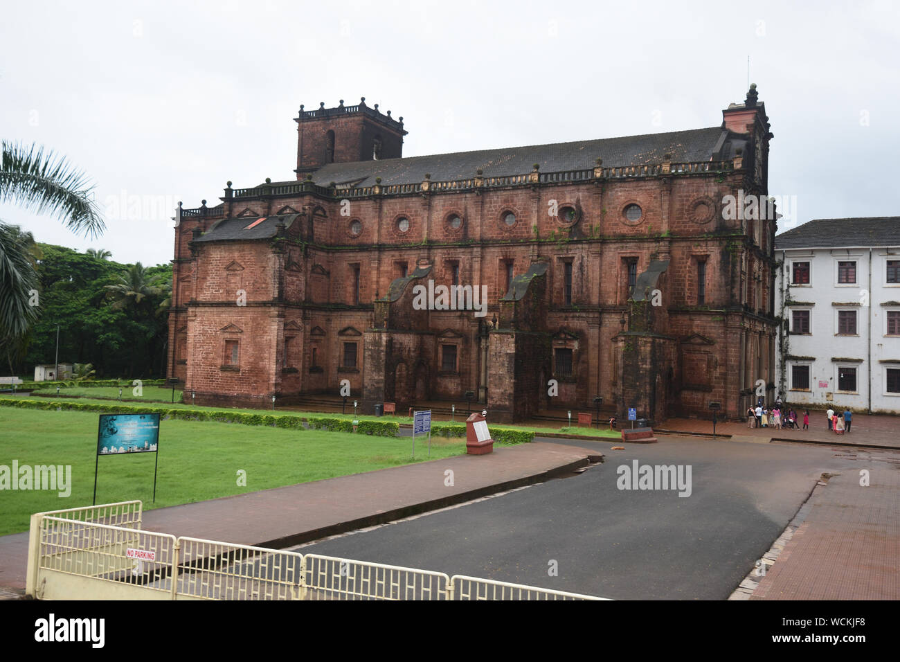 The Basilica of Bom Jesus. ASI complex, Old Goa, India Stock Photo - Alamy