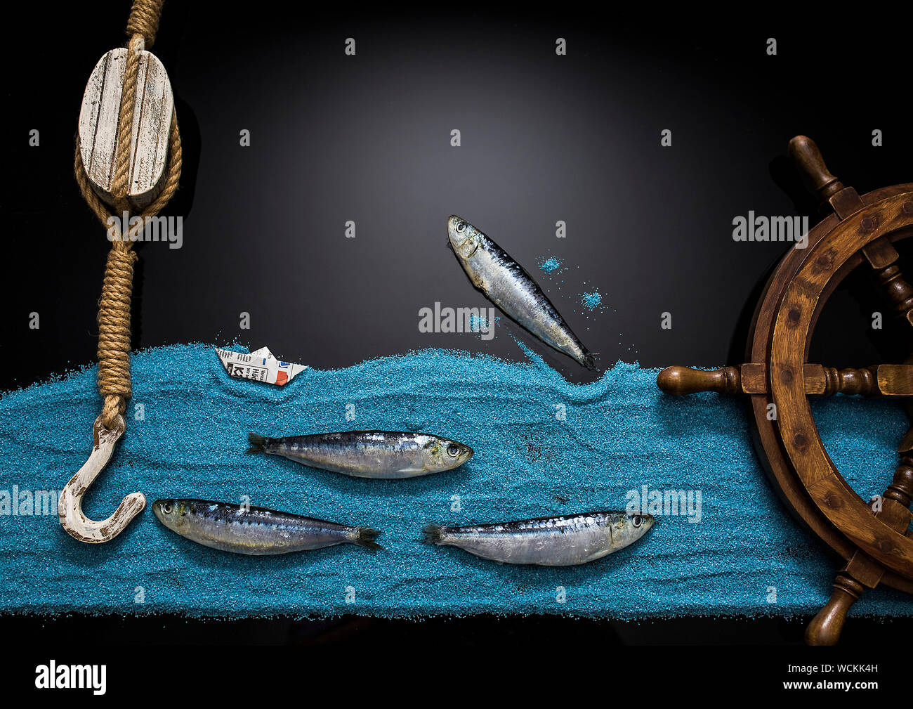 Still life with fish hi-res stock photography and images - Alamy