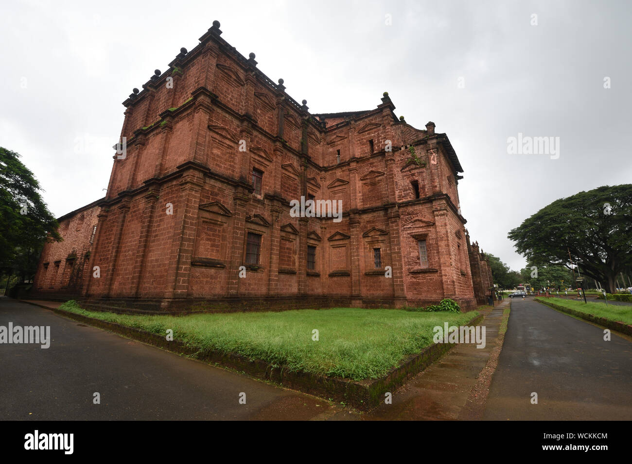 The Basilica of Bom Jesus. ASI complex, Old Goa, India Stock Photo - Alamy