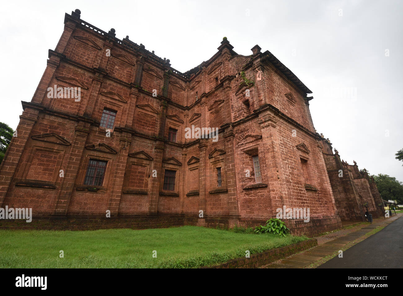 The Basilica of Bom Jesus. ASI complex, Old Goa, India Stock Photo - Alamy