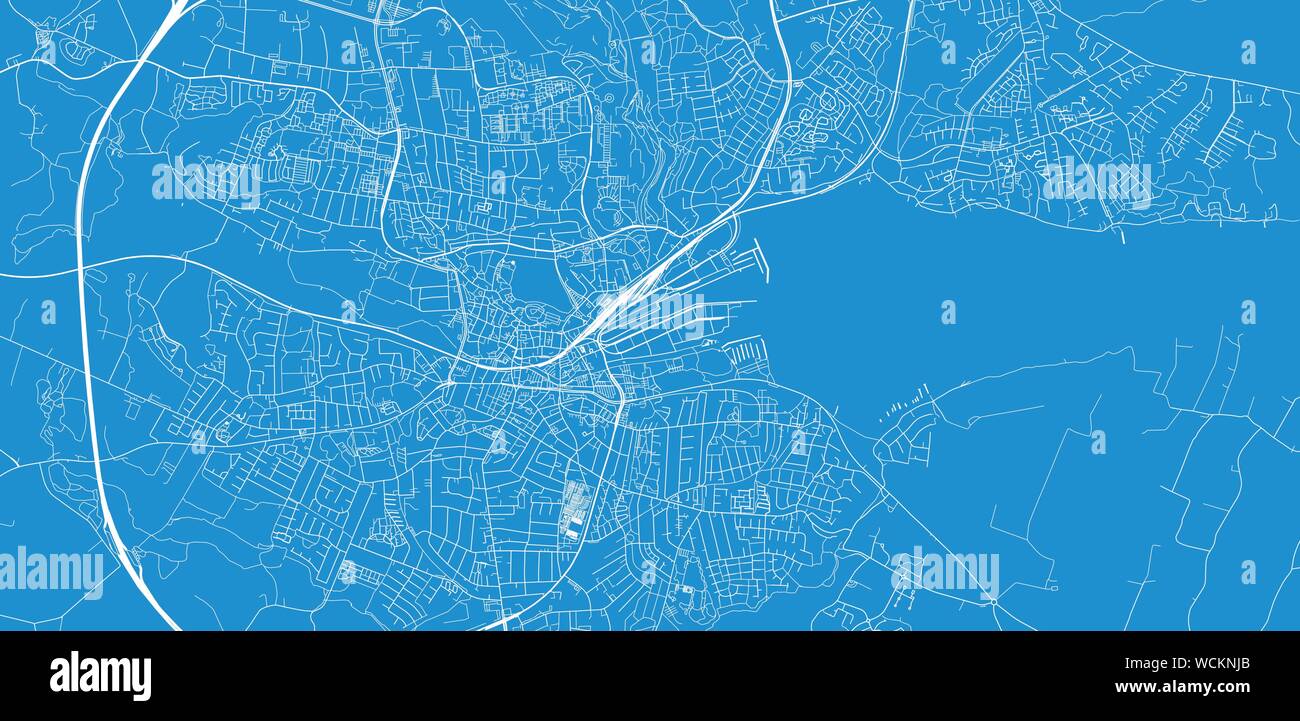 Urban vector city map of Kolding, Denmark Stock Vector Image & Art - Alamy