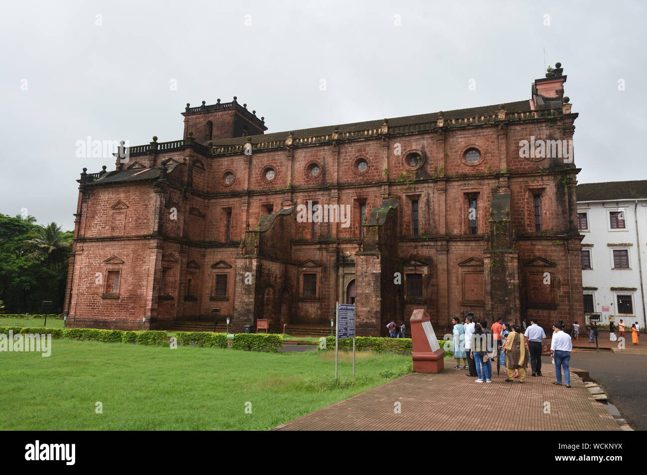 The Basilica of Bom Jesus. ASI complex, Old Goa, India Stock Photo - Alamy