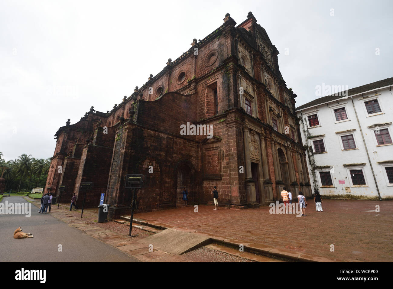 The Basilica of Bom Jesus. ASI complex, Old Goa, India Stock Photo - Alamy