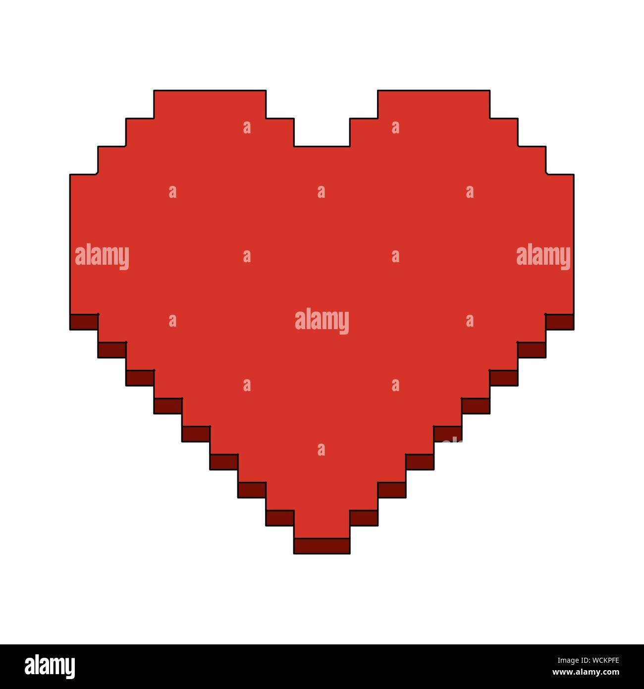 videogame pixelated retro art cartoon Stock Vector Image & Art - Alamy