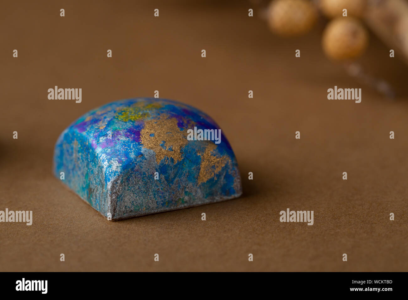 Modern Chocolate candy close-up, food Stock Photo - Alamy