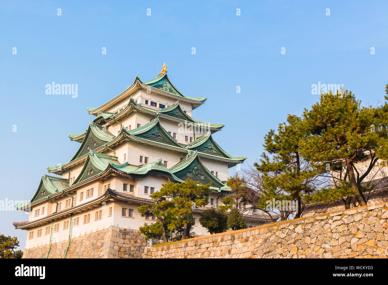 Nagoya castle historic landmark in nagoya japan Stock Photo - Alamy