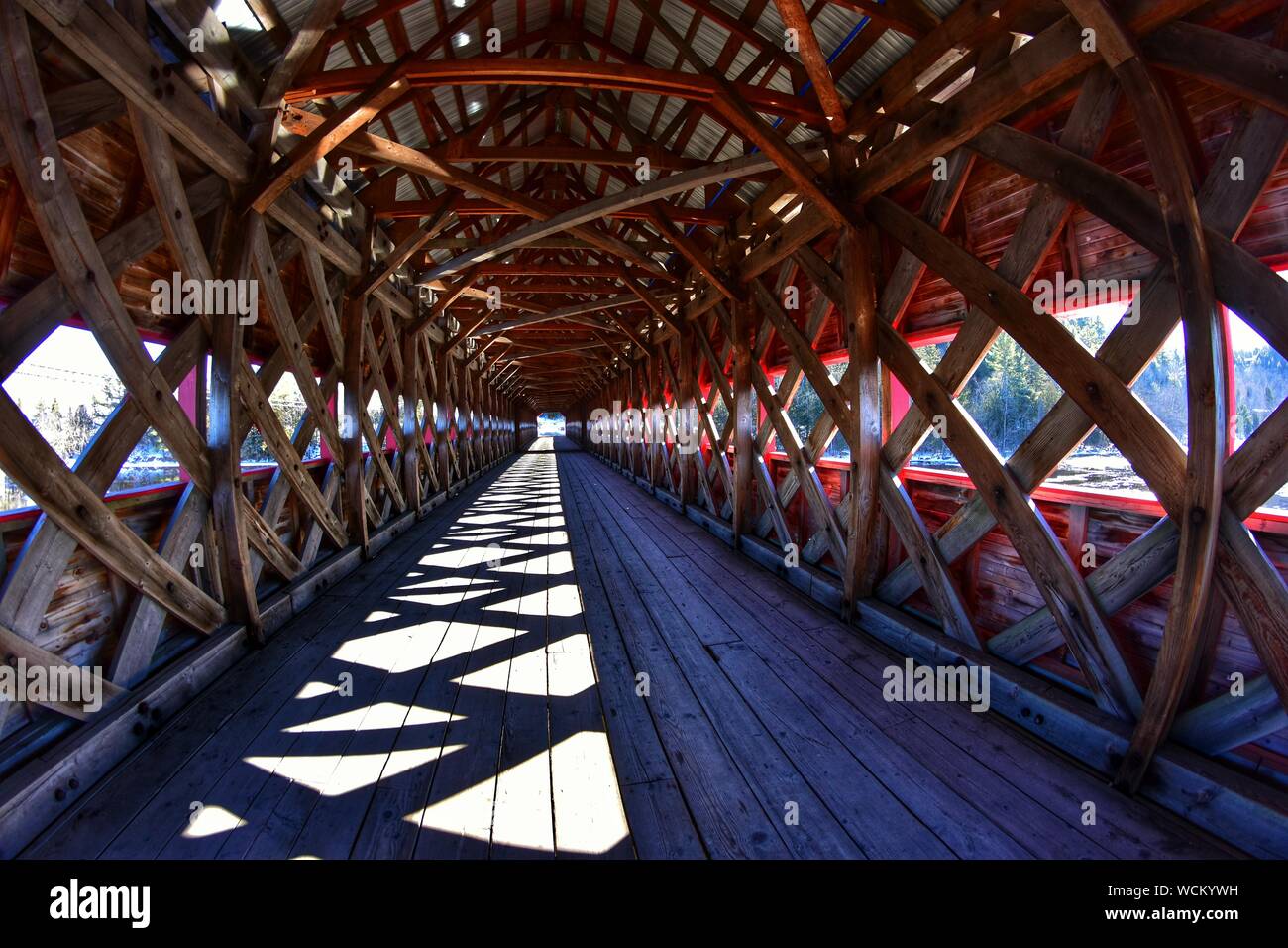 Wooden Covered Footbridge High Resolution Stock Photography and Images ...