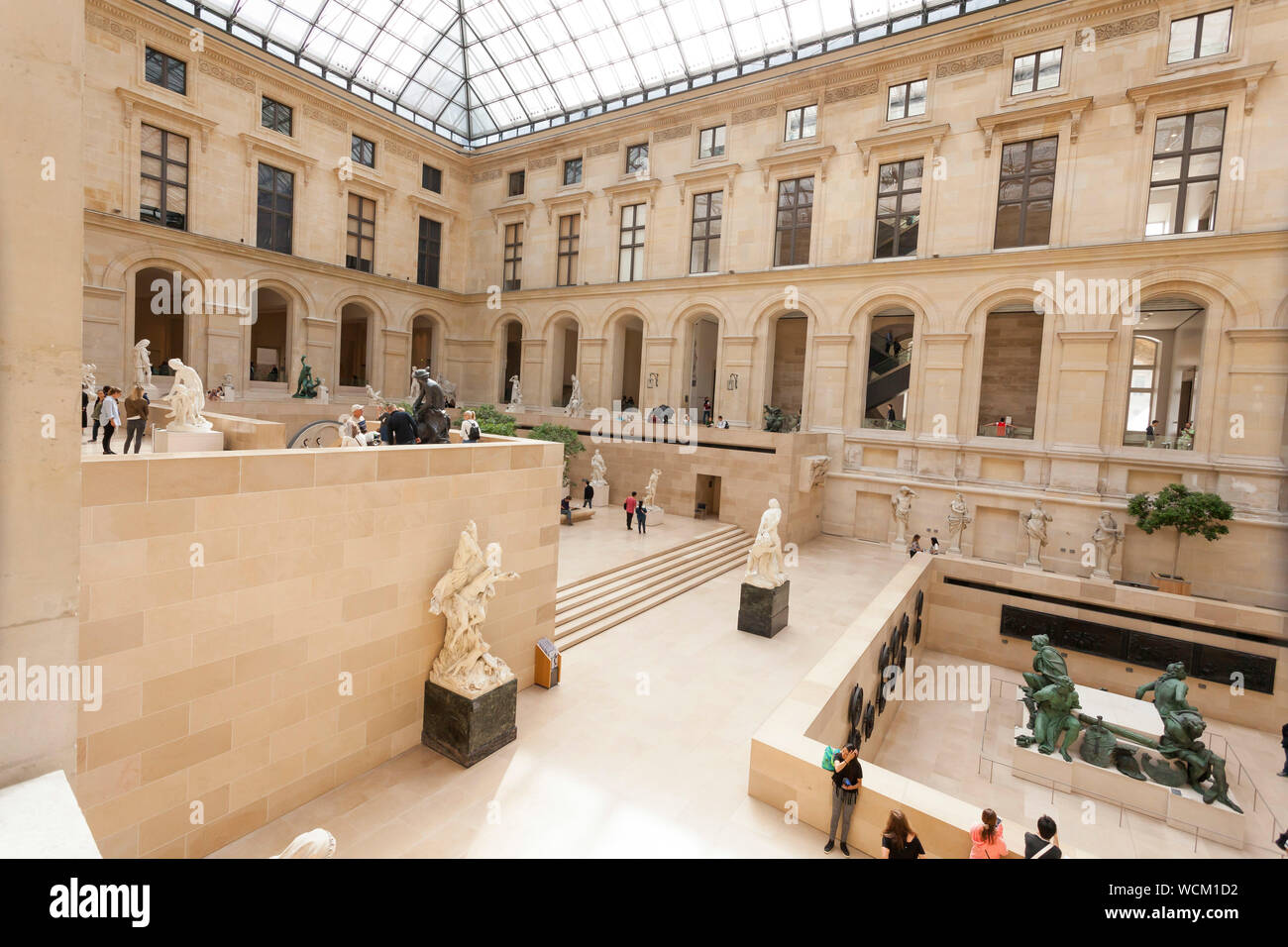 Statues at the Louvre in Paris, France, Europe, Eiffel Tower, Louvre ...