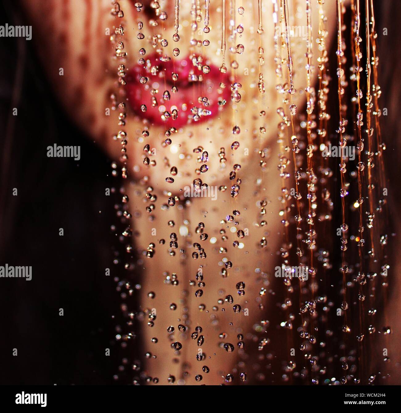 Dramatic shadow woman face hi-res stock photography and images - Alamy