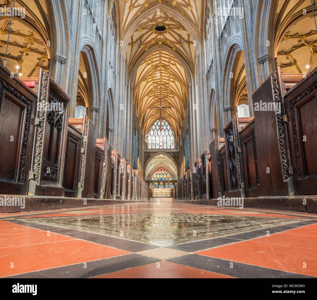 The Nave of St Mary Redcliffe church, Bristol, UK Stock Photo - Alamy