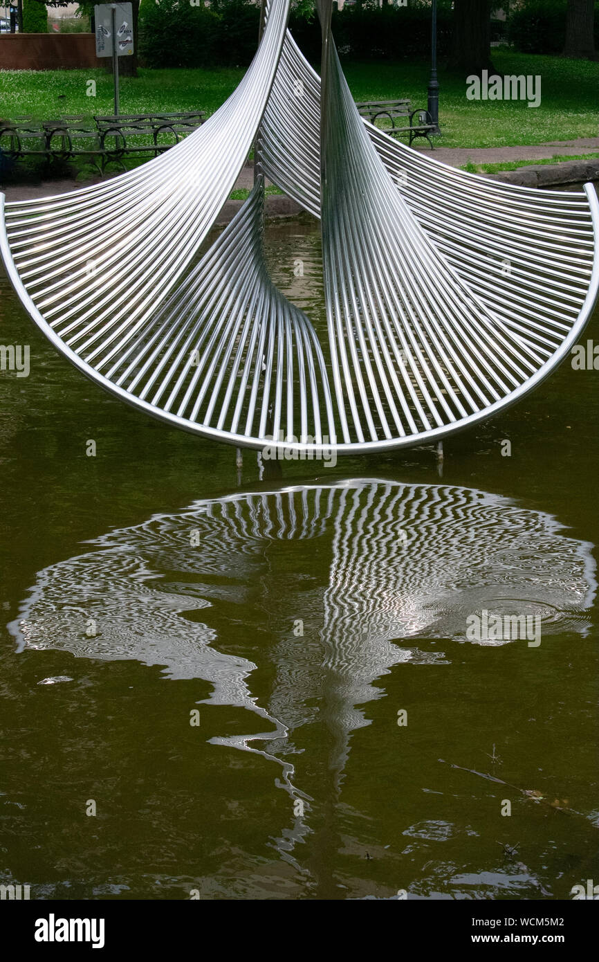 Sculpture at Bushnell Park, Hartford, CT Stock Photo - Alamy