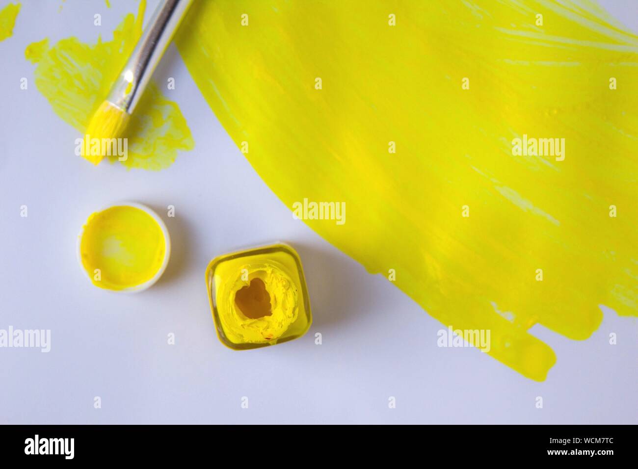 Yellow Paint High Resolution Stock Photography and Images - Alamy