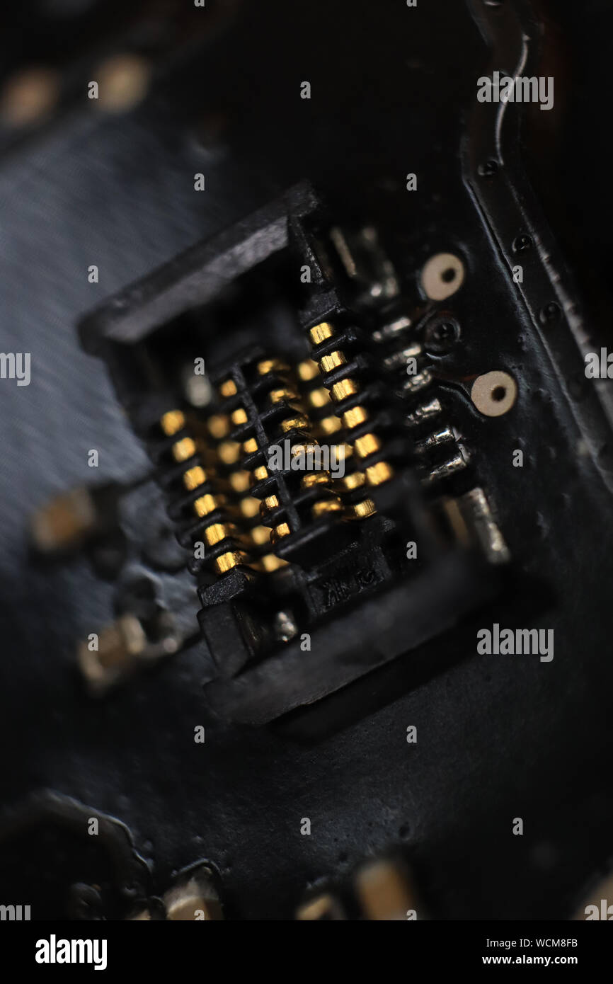 Engineering Industrial Macro Closeup Pattern Stock Photo - Alamy