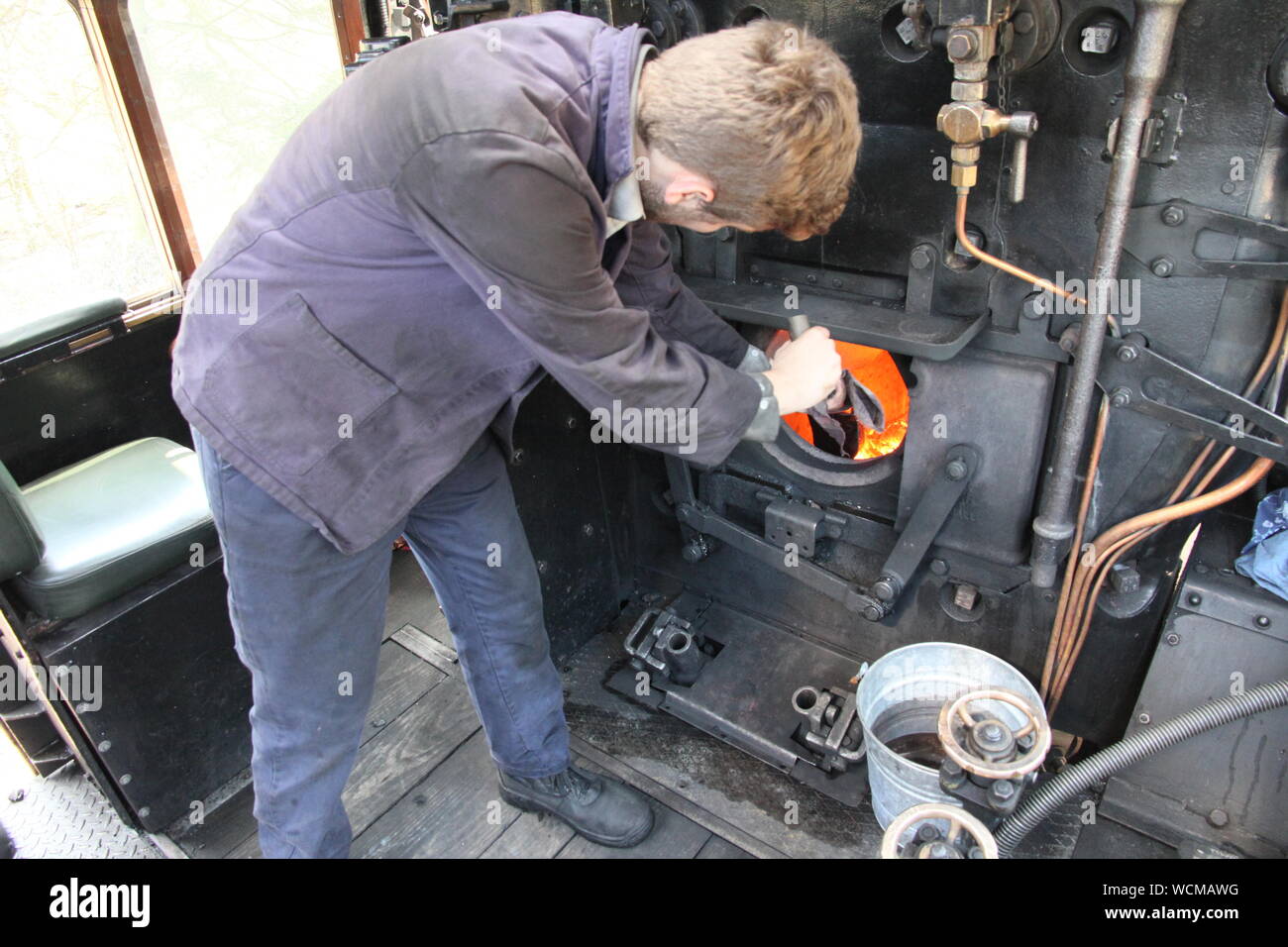 Steam Train Engineer High Resolution Stock Photography and Images - Alamy