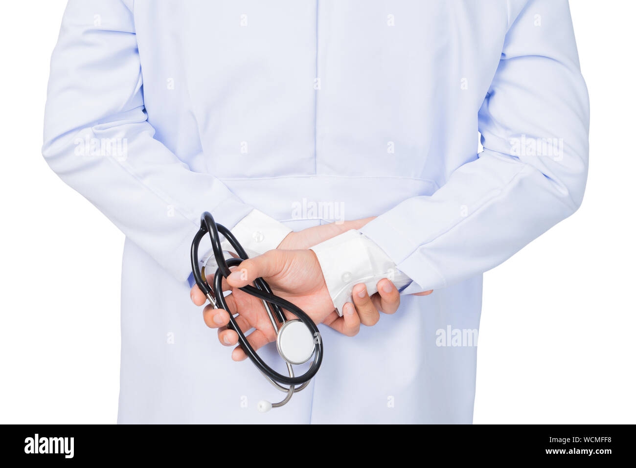 Doctor back view hospital hi-res stock photography and images - Alamy