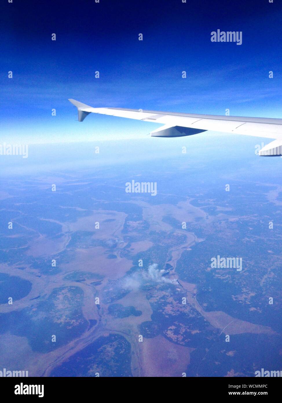 Landscape view from airplane hi-res stock photography and images - Alamy