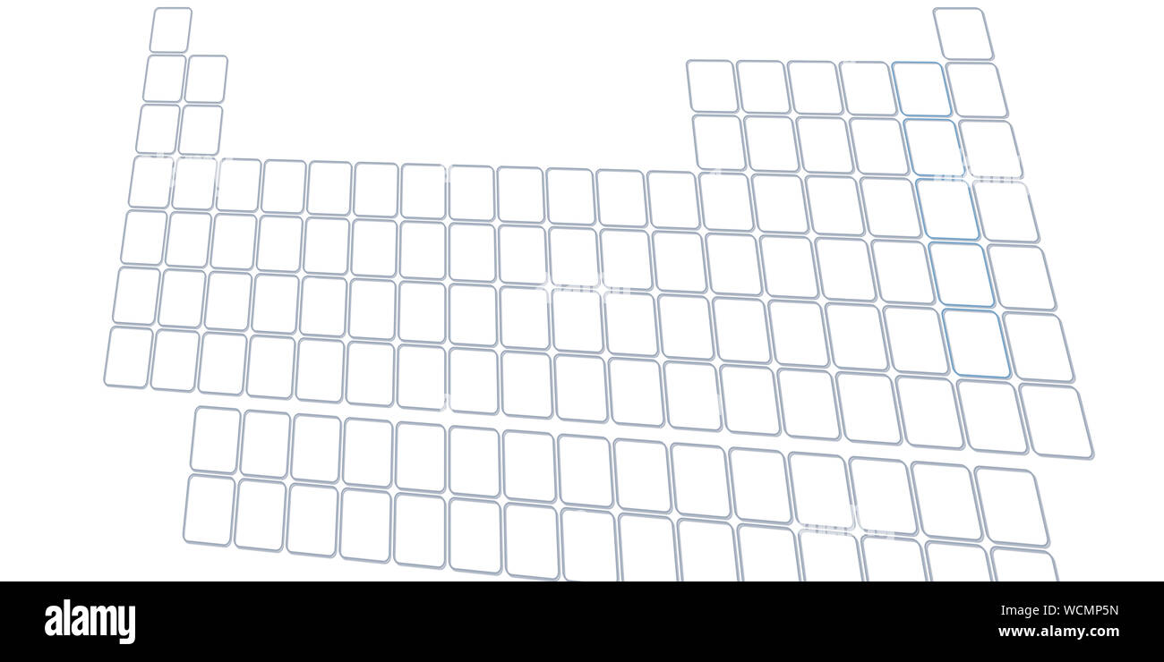 blank table of elements elements Stock Photo - Alamy
