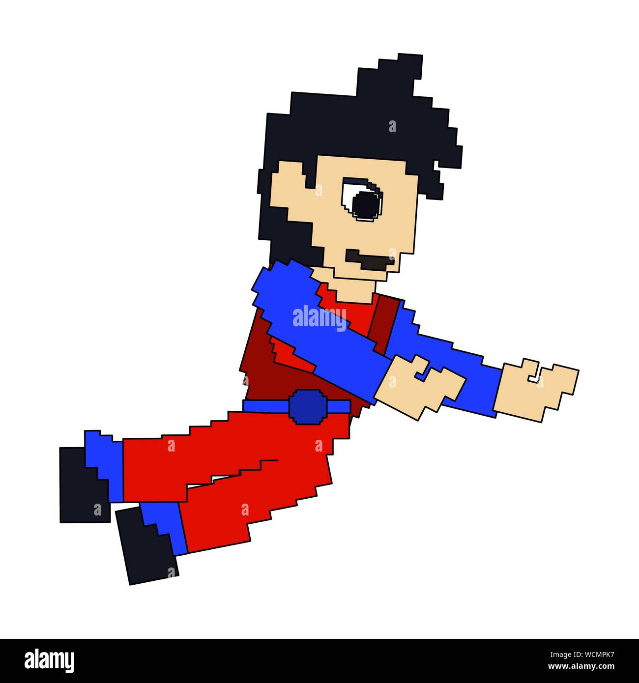 videogame pixelated retro art cartoon Stock Vector Image & Art - Alamy