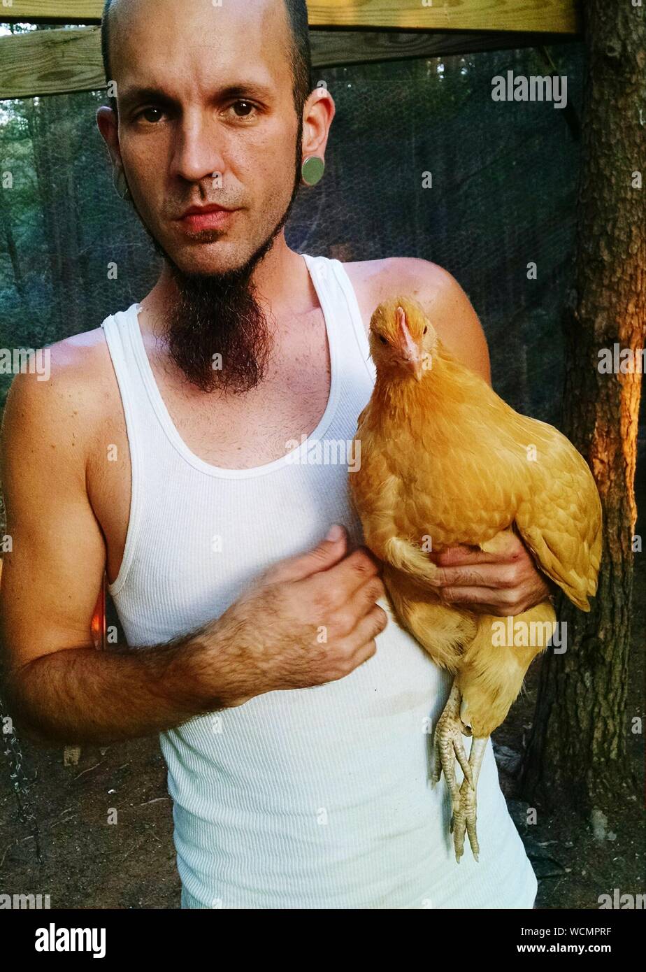 Chicken man hi-res stock photography and images - Alamy