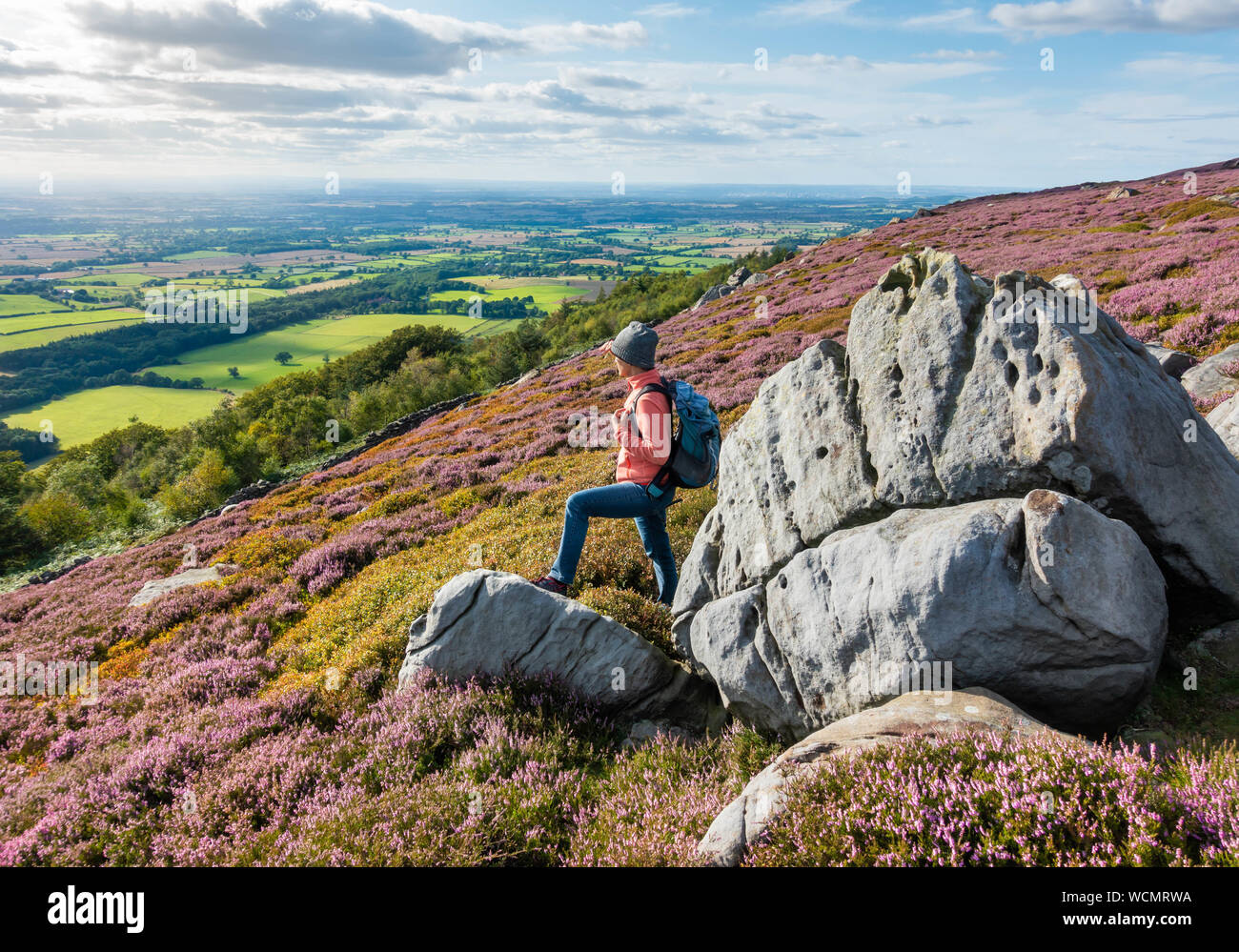 The cleveland way walker walking hi-res stock photography and images ...