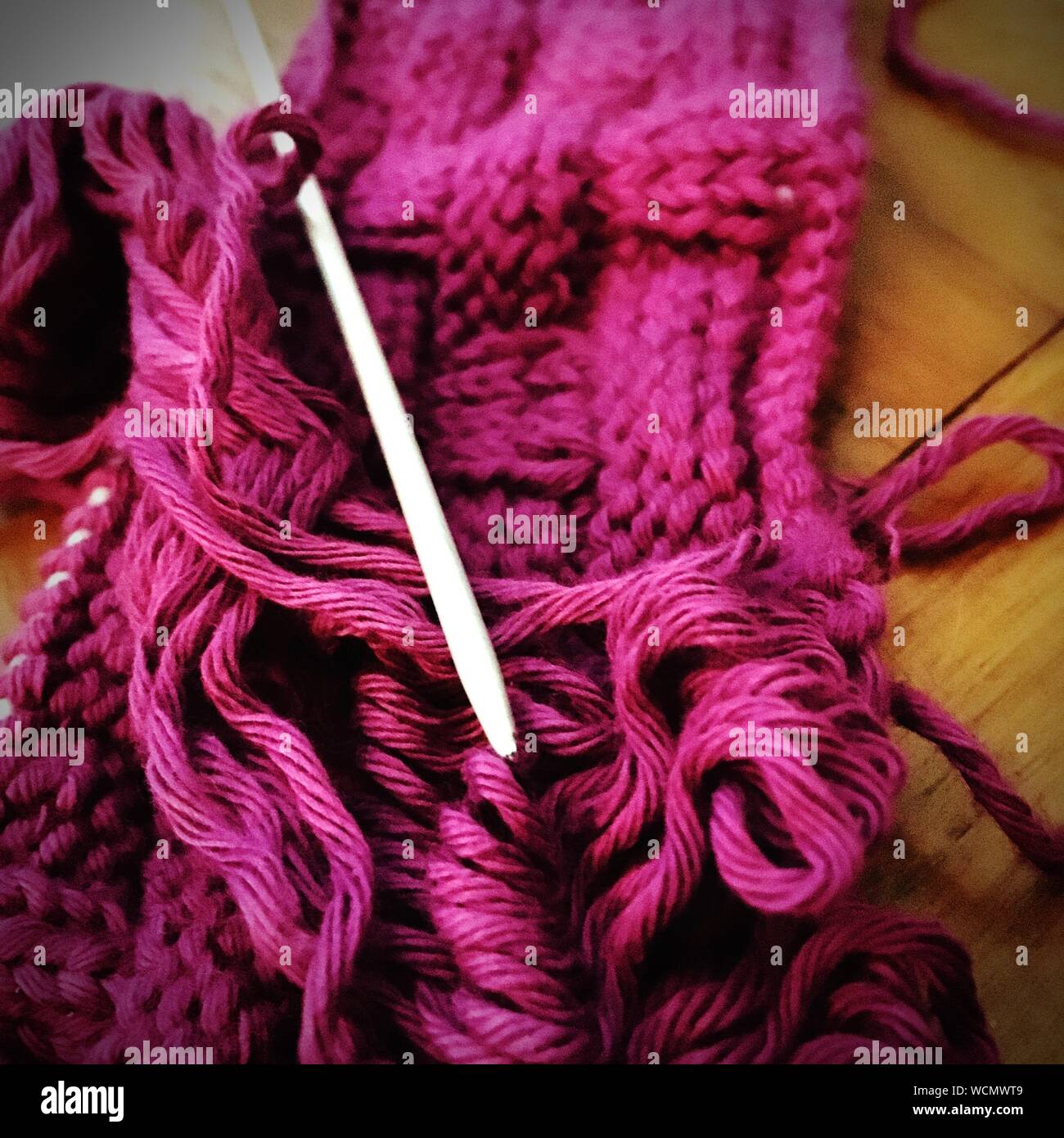 Wool purple hi-res stock photography and images - Alamy