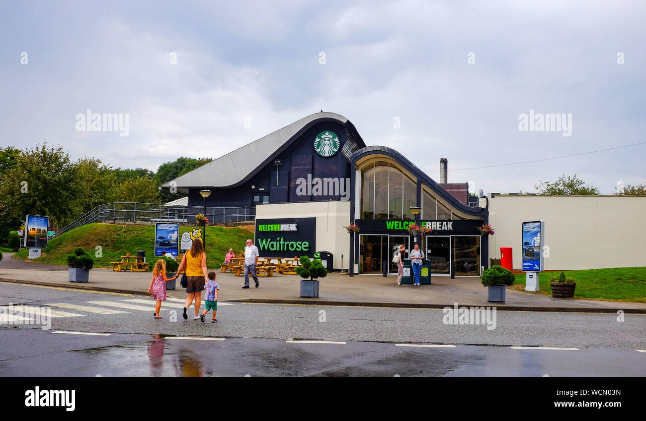 The Welcome Break Membury Services on the M4 near Hungerford with ...