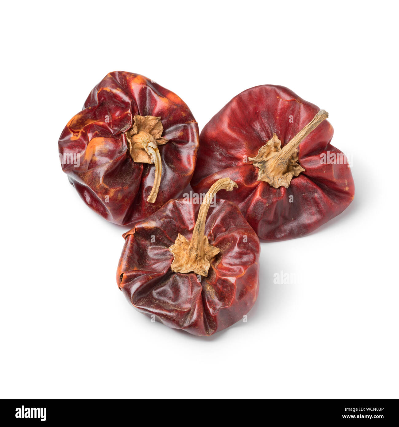 Nora, spanish dried pepper, isolated on white background Stock Photo ...