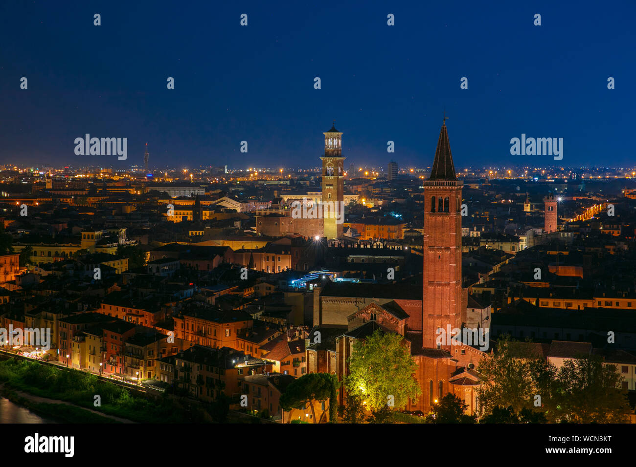 Spiazzi, Italy, Europe, August 2019, The Sanctuary of Madonna della ...