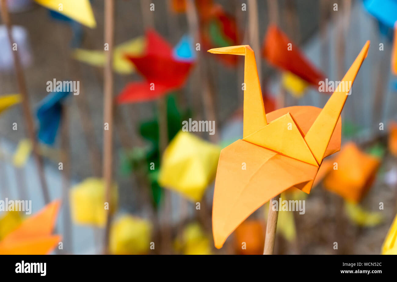 Colorful origami hi-res stock photography and images - Alamy