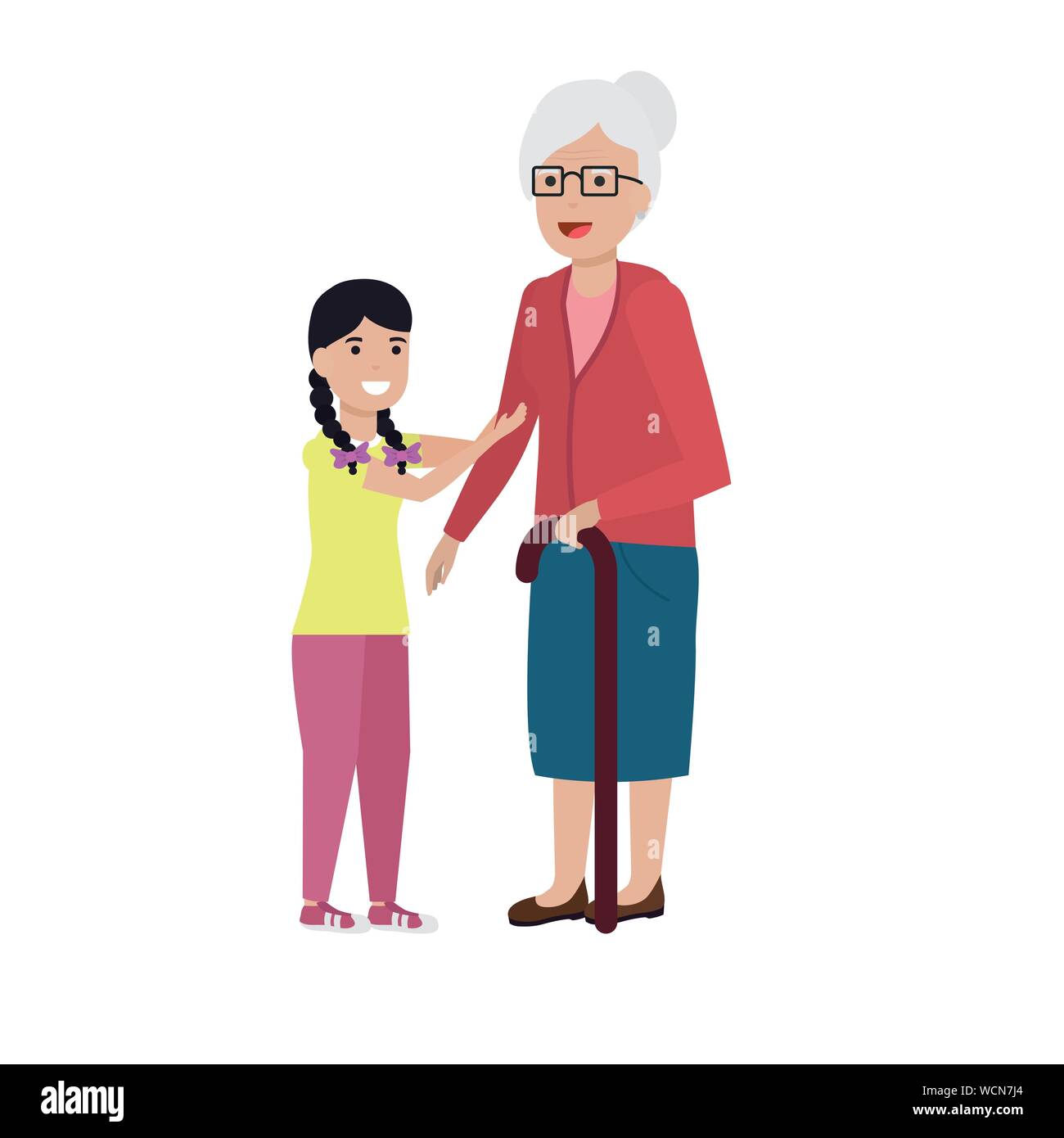 Grandmother cartoon vector design Stock Vector Image & Art - Alamy
