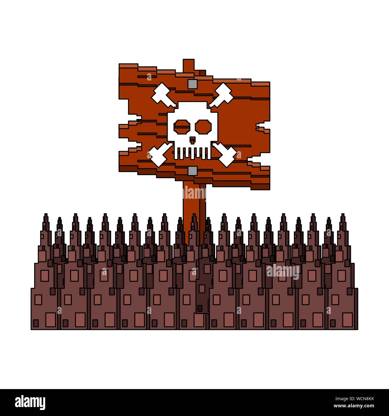 videogame pixelated retro art cartoon Stock Vector Image & Art - Alamy