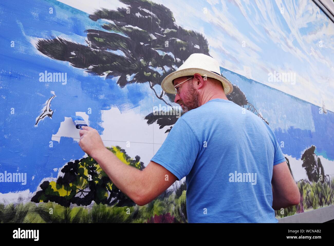 British artist David Downes has been commissioned by ITV to create a ...