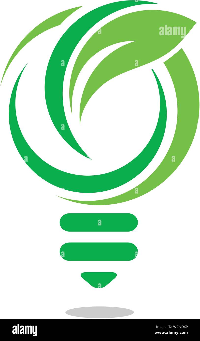 creative green innovative logo vector Stock Vector Image & Art - Alamy